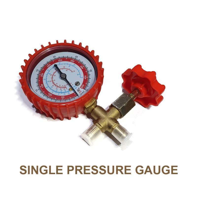 Jual Manifold Single Pressure Gauge 500 Psi Alat Ukur Tekanan Gas di ...