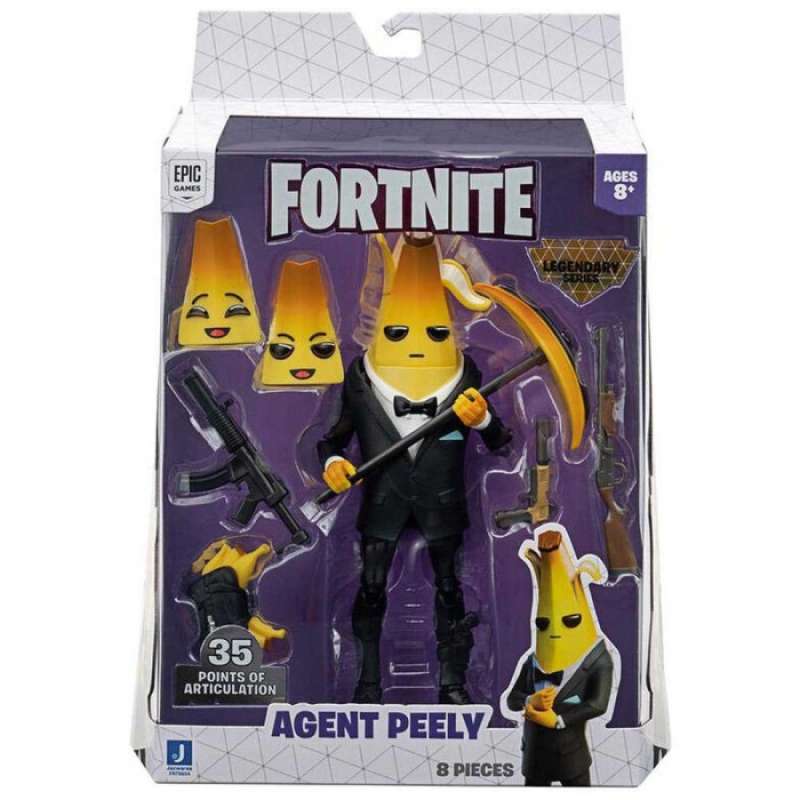Jual Fortnite 1 Figure Pack 6in Legendary Series Agent Peely di Seller ...