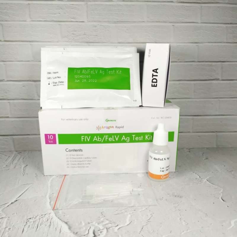 Promo ORIGINAL Anigen FIV/FeLV Per 1 test Kit ORI Diskon 19% di Seller ...