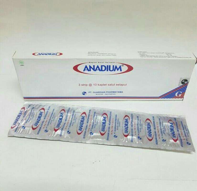 Jual Guardian Pharmatama Anadium Obat Resep Dokter [trip 10 Kaplet] Di ...