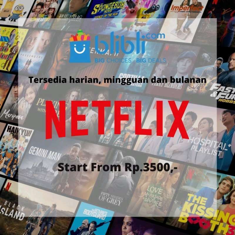 Jual Netflix / Netflix Premium / Netflix Murah 3 Bulan Di Seller Santuy Bareng Patrick ...