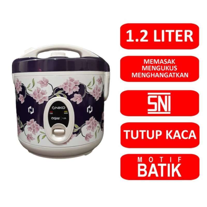 Jual Magic Com 3in1 / Rice Cooker 1.2 Liter Oishi Batik (tutup Kaca) Di ...