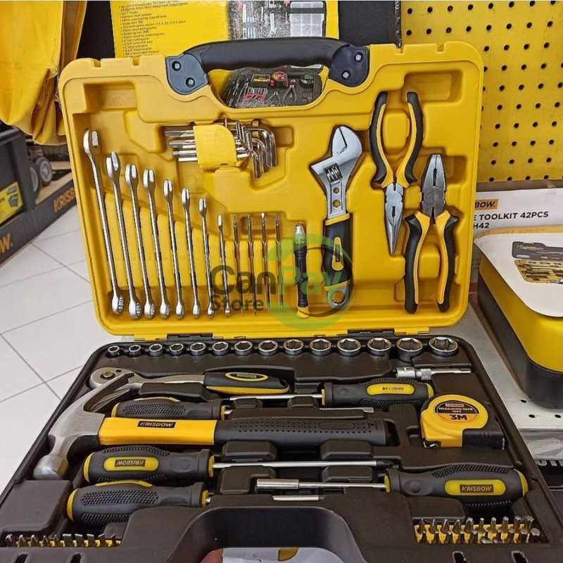 Jual Krisbow Set Perkakas Mekanik 78 Pcs / Set Toolkit di Seller CanPay ...