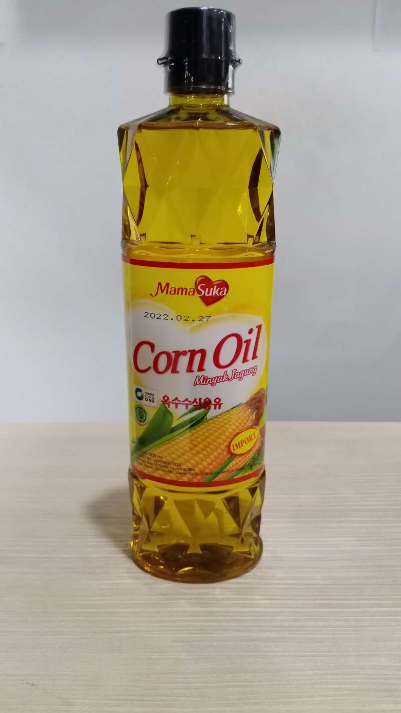 Jual MINYAK JAGUNG CORN OIL MAMASUKA 900 ML - CORN OIL MAMA SUKA 900ML ...
