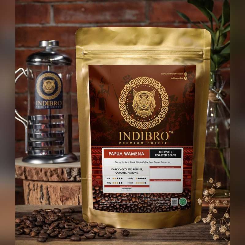 Jual Kopi INDIBRO Single Origin Papua Wamena - Roasted Bean 1kg di ...