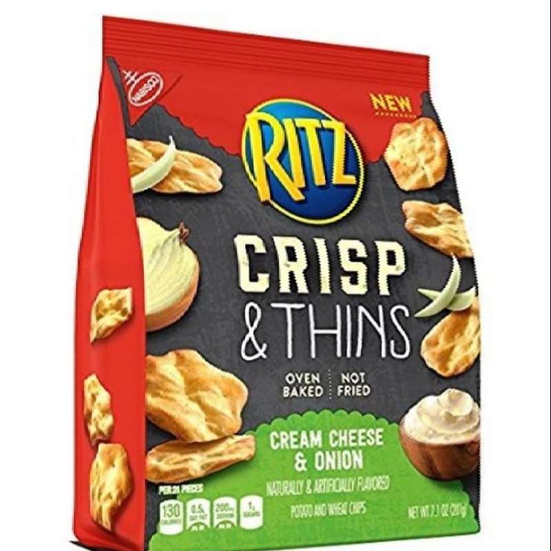Jual Ritz Cream Cheese & Onion Crisp & Thins di Seller Babakiwi - Parit ...