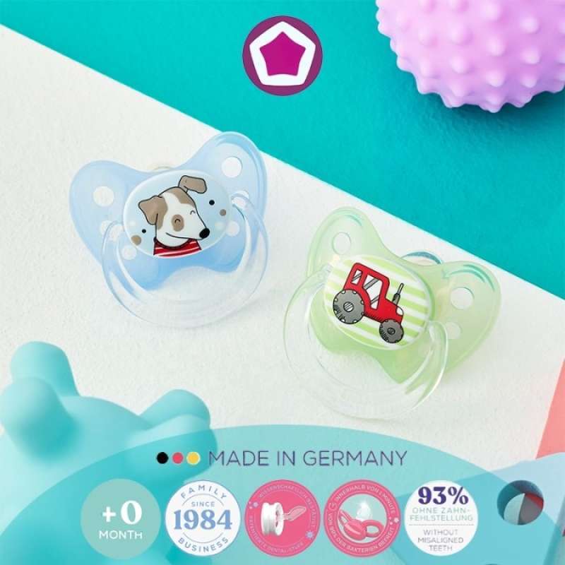 Jual Dentistar Orthodontic Double Night Pacifier Empeng 14 bulan ke ...