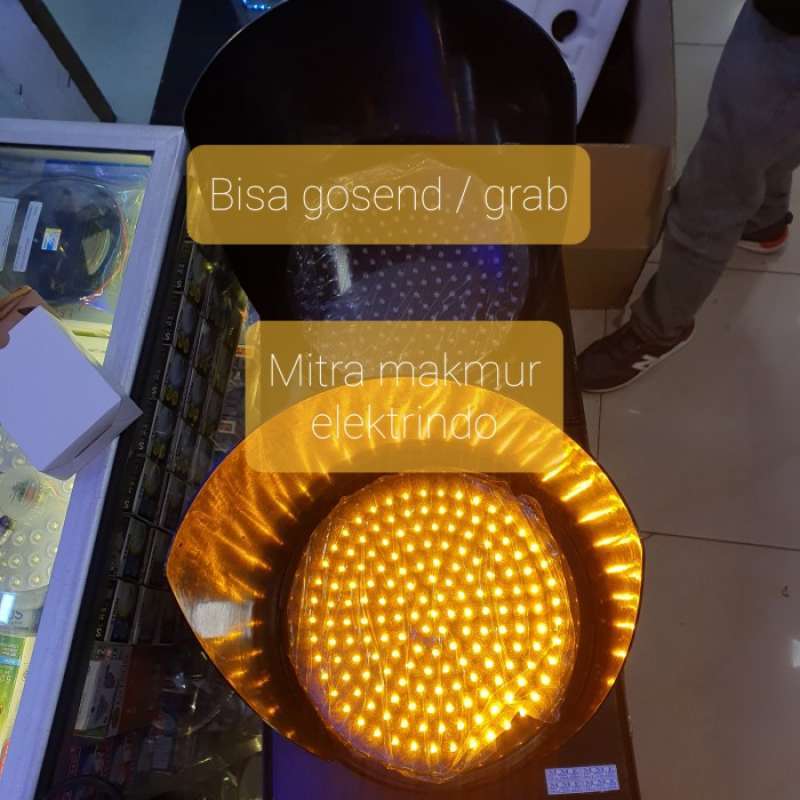 Jual Lampu Lalu Lintas / Lampu Hati Hati / Lampu Peringatan 30cm Led ...