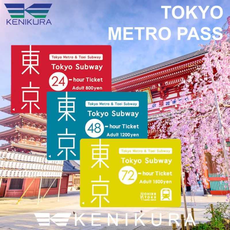 Jual Tokyo Metro Subway Pass Japan Ticket Adult Jepang Tiket Adult - 24 Jam Di Seller Kenikura ...