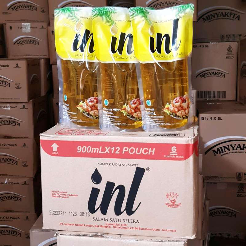 Jual Minyak Goreng Inl - Refill 900ml X 12 Pouch | Kemasan Karton Di Seller Namaste Hobby Lobby ...