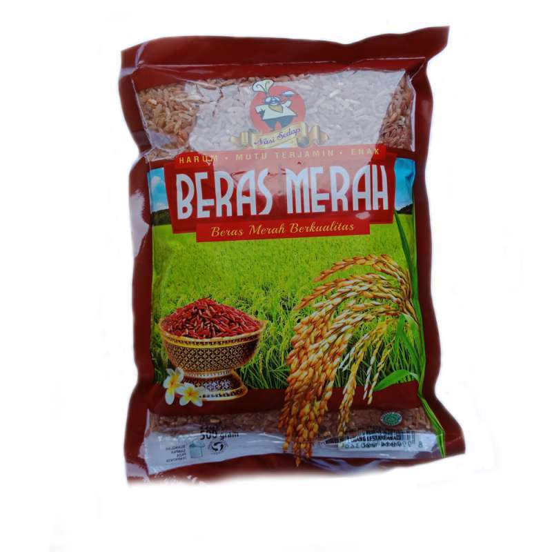 Jual BERAS MERAH NASI SEDAP 2KG PLASTIK di Seller Swalayan Maju Bersama ...