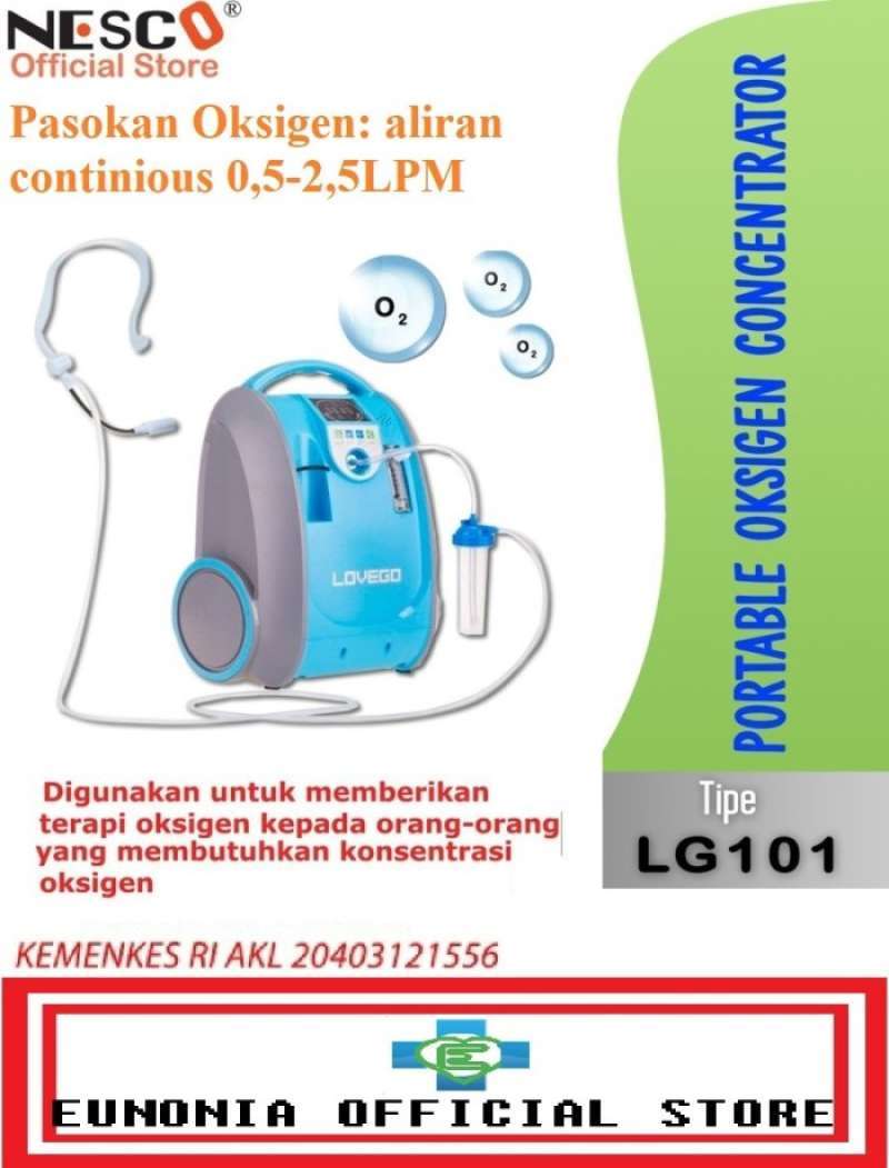 Promo Portable Oksigen Concentrator 0,5-25 Lpm, Oksigen Concentrator ...