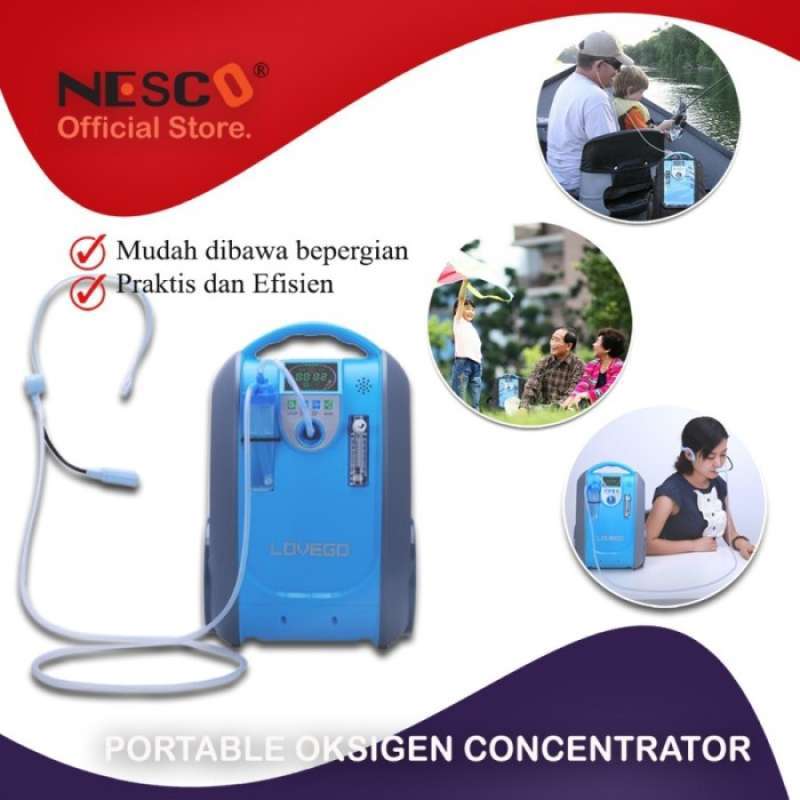 Promo Portable Oksigen Concentrator 0,5-25 Lpm, Oksigen Concentrator ...