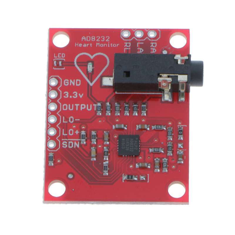 Jual AD8232 Physiological Measurement Heart Pulse ECG Monitor Sensor ...