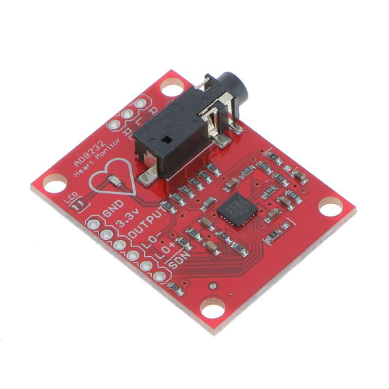 Jual AD8232 Physiological Measurement Heart Pulse ECG Monitor Sensor ...