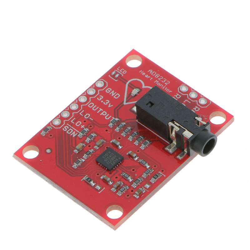 Jual AD8232 Physiological Measurement Heart Pulse ECG Monitor Sensor ...