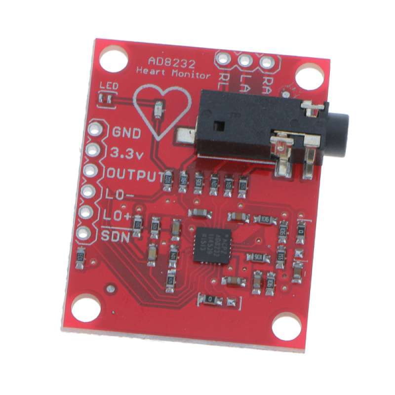 Jual AD8232 Physiological Measurement Heart Pulse ECG Monitor Sensor ...