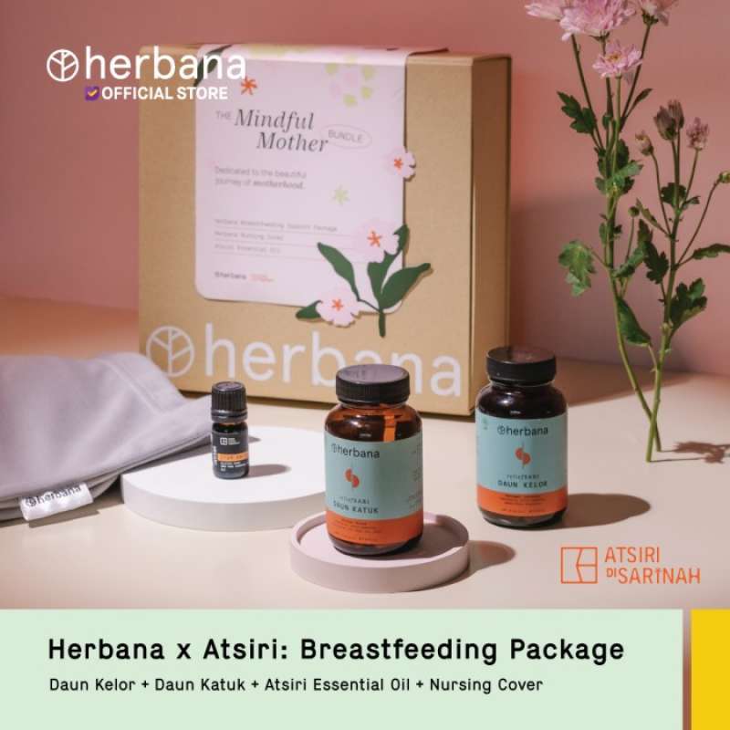Promo Herbana ASI Booster x Atsiri diSarinah : Suplemen Herbal Pelancar ASI Diskon 33% di Seller ...