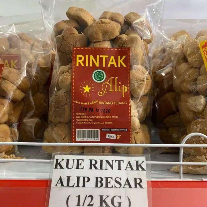 Jual Kue Rintak Bangka Cap Alip - Rintak Khas Bangka / Kue Bangka ...