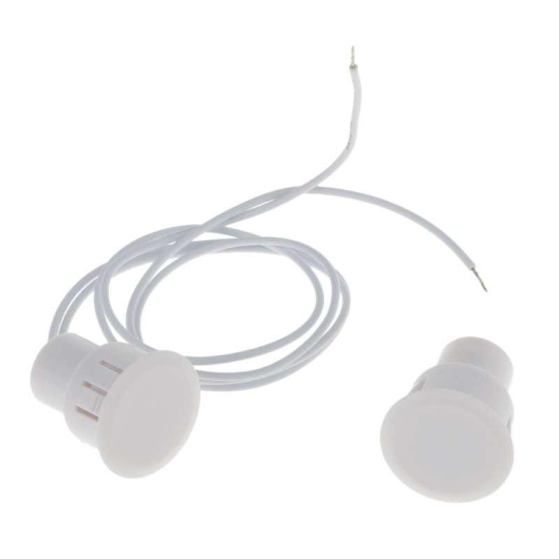 Jual Recessed Magnetic Door Window Contacts Alarm Reed Switch Door ...