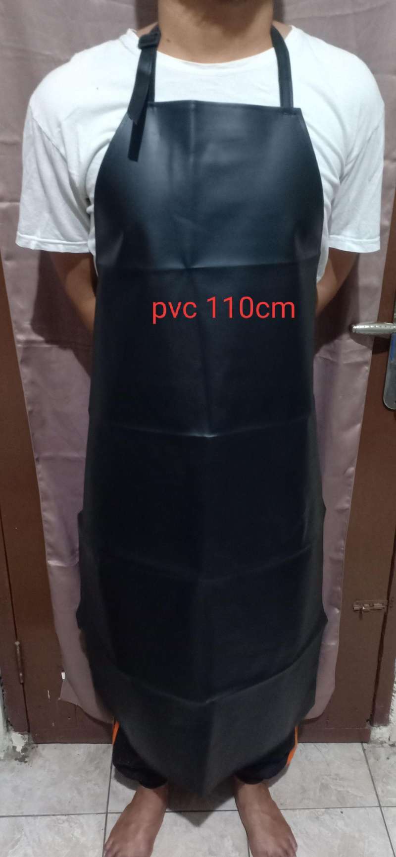 Jual Apron celemek bahan pvc ukuran 110cm - Hitam di Seller alanas'h ...