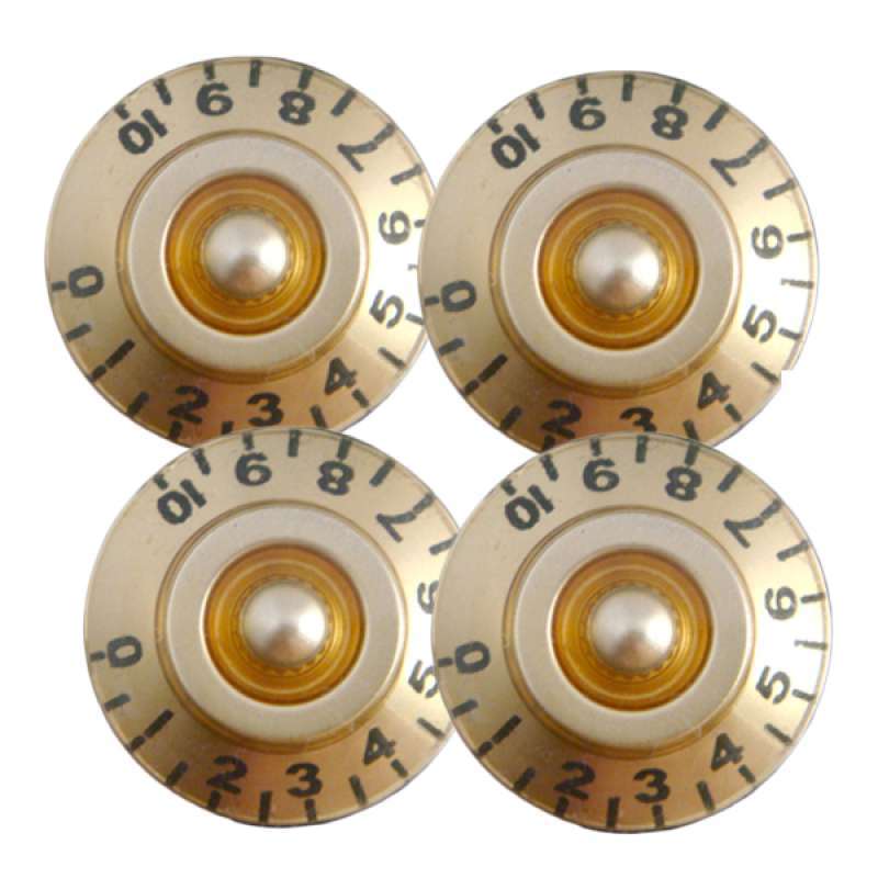 Jual 4 Pcs Speed Volume Tone Control Knobs For Les Paul Lp Electric ...