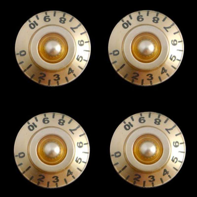 Jual 4 Pcs Speed Volume Tone Control Knobs For Les Paul Lp Electric ...