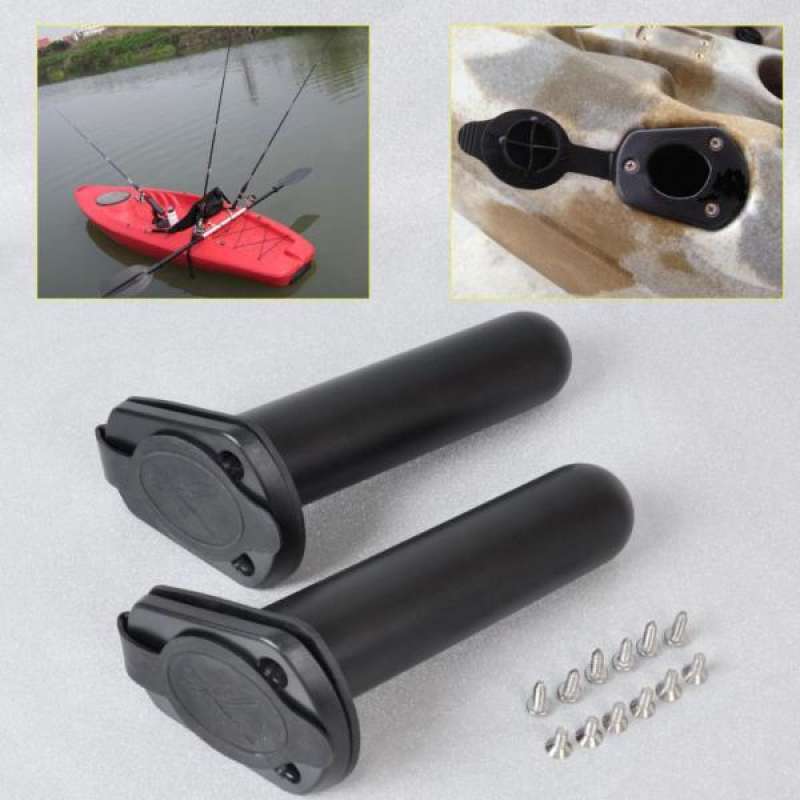 Promo 2pairs Boat Kayak Fishing Rod Holder Rail/ Side/ Flush Mount with ...
