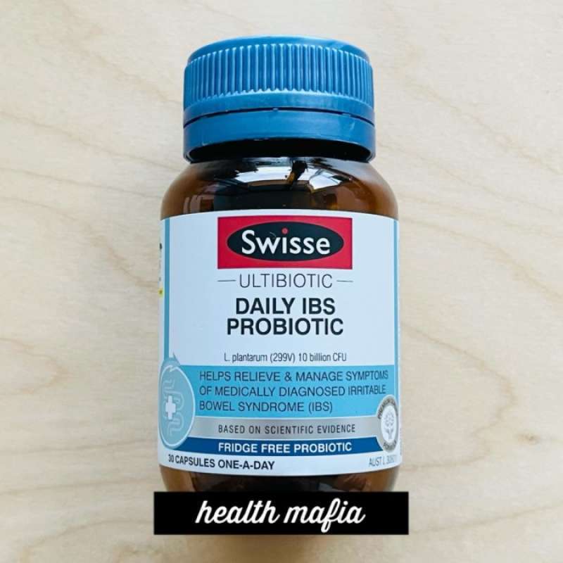 Promo Swisse Ultibiotic Daily IBS Probiotic 30 Capsules Diskon 28% di ...