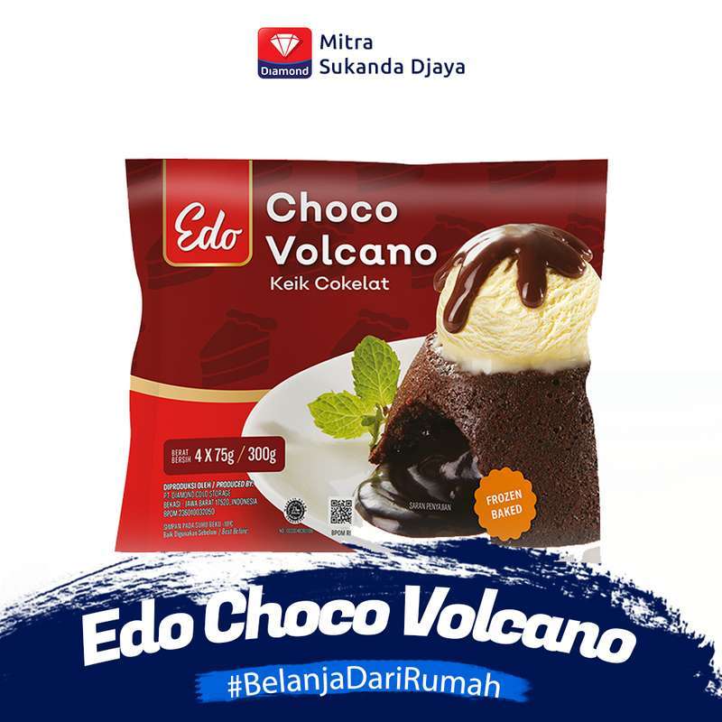 Promo EDO Choco Volcano 300 gr Diskon 5% di Seller Mitra Sukanda Djaya ...