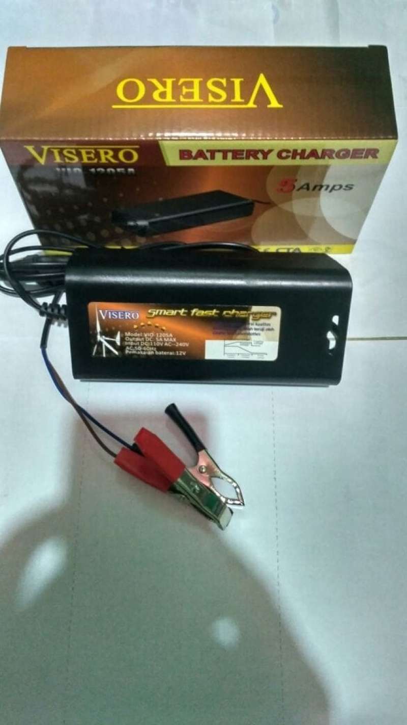 Promo Smart Fast Charger Accu Aki 12v 5a Otomatis Visero Diskon 46% di ...