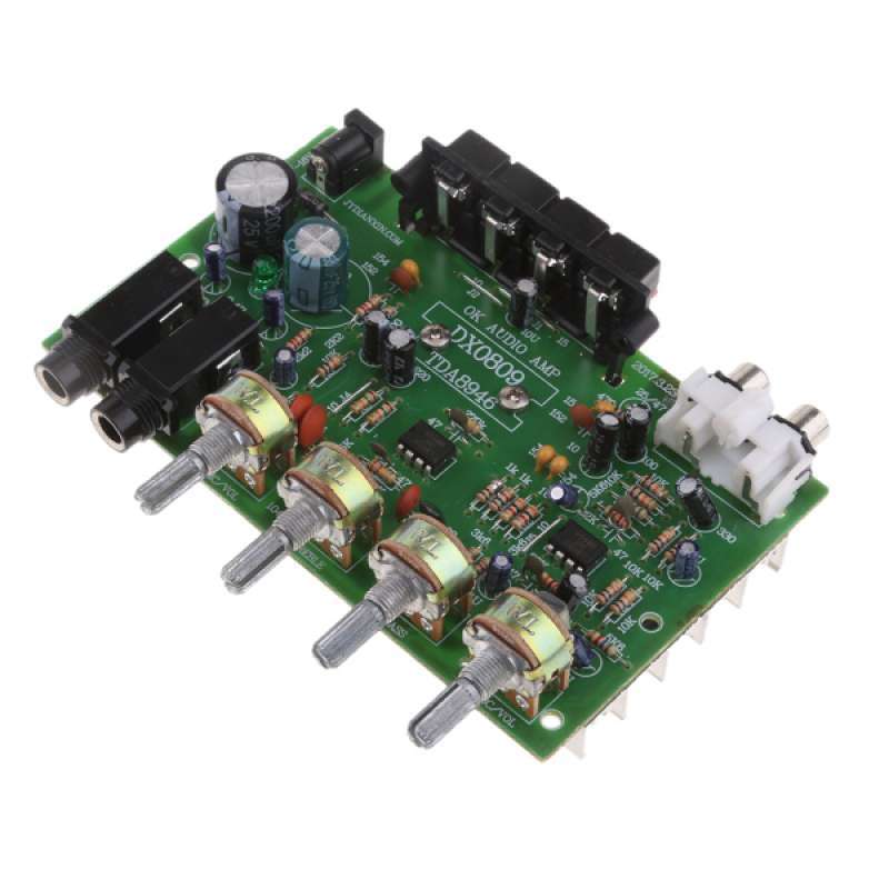 Jual DX0809 Amplifier 12V 60W Peak Stereo Audio Power Amplifier Board ...