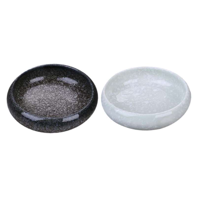 Jual Set of 2 Ceramic Sauce Dish, Mini Side Seasoning Dish, Condiment ...