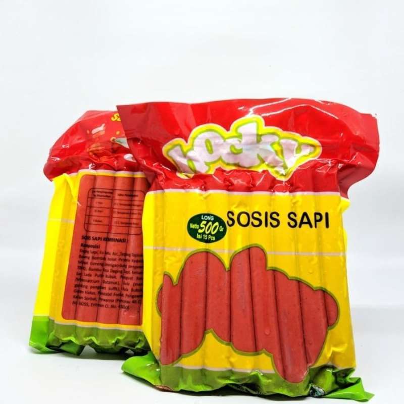 Jual Sosis Sapi Hocky 500gr di Seller TOKO DAGING & FROZEN FOOD ...