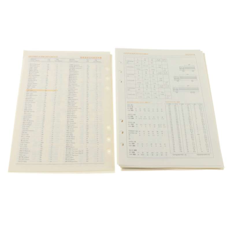 Promo A5 Notebook Filler Paper Refillable Pages for Binder Planner 6 ...