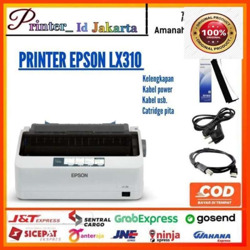 Jual Printer Dot Matrix Epson Lx310 Lx-310 Original Best Seller di ...