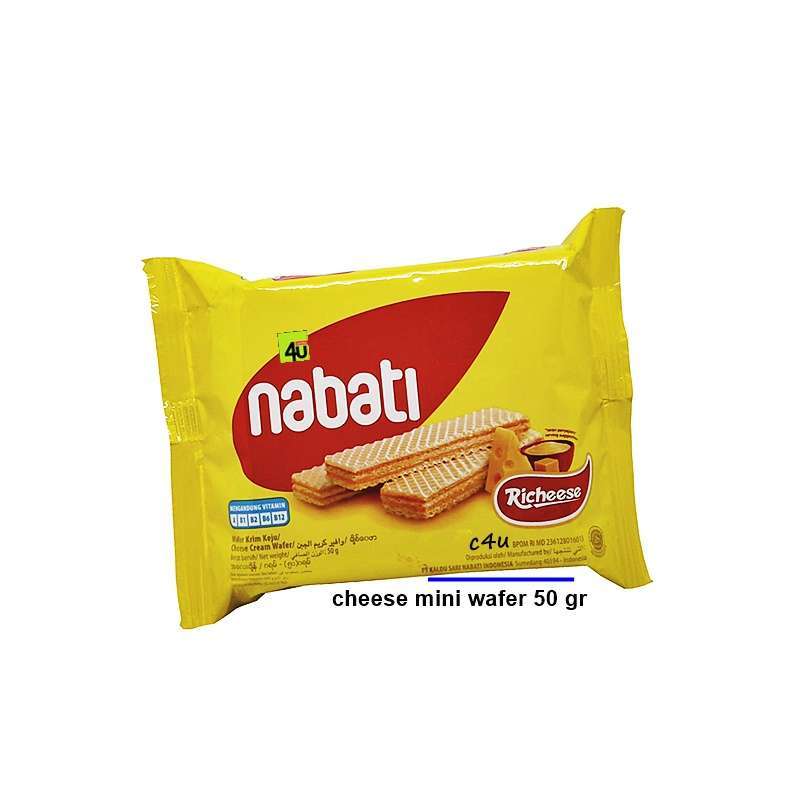 Promo Nabati MINI Wafer Rasa CHEESE [50 gr] Diskon 10% di Seller ...