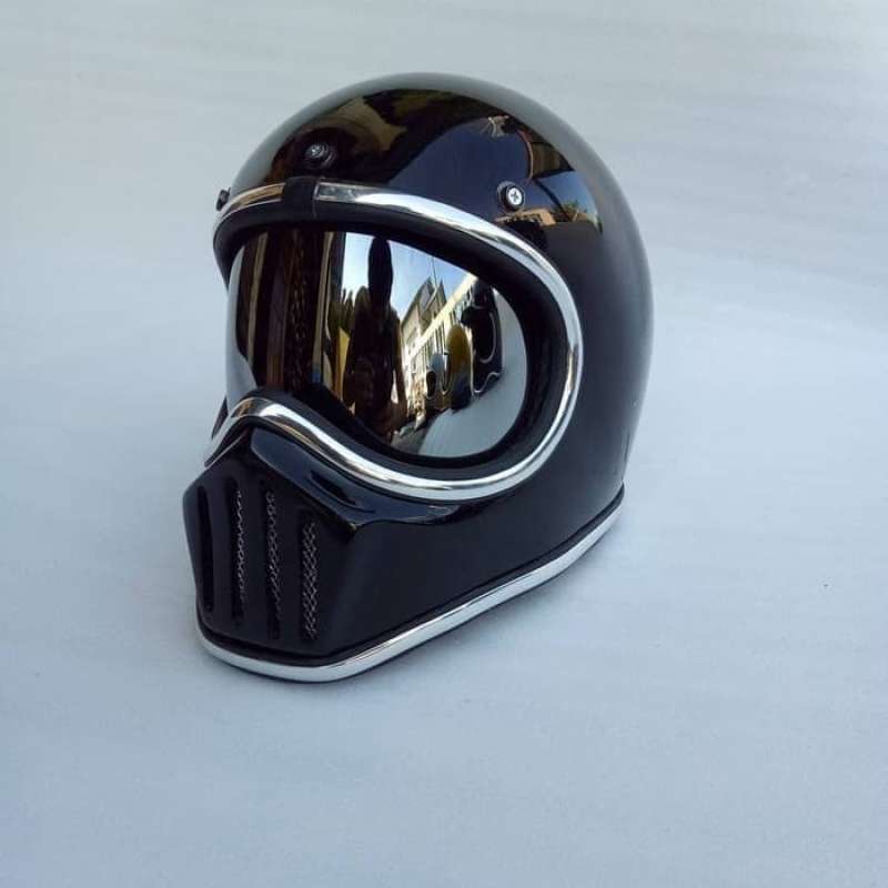 Promo Helm Custom Motor Vigano Cakil Space Visor Full Face Sni Helmet ...