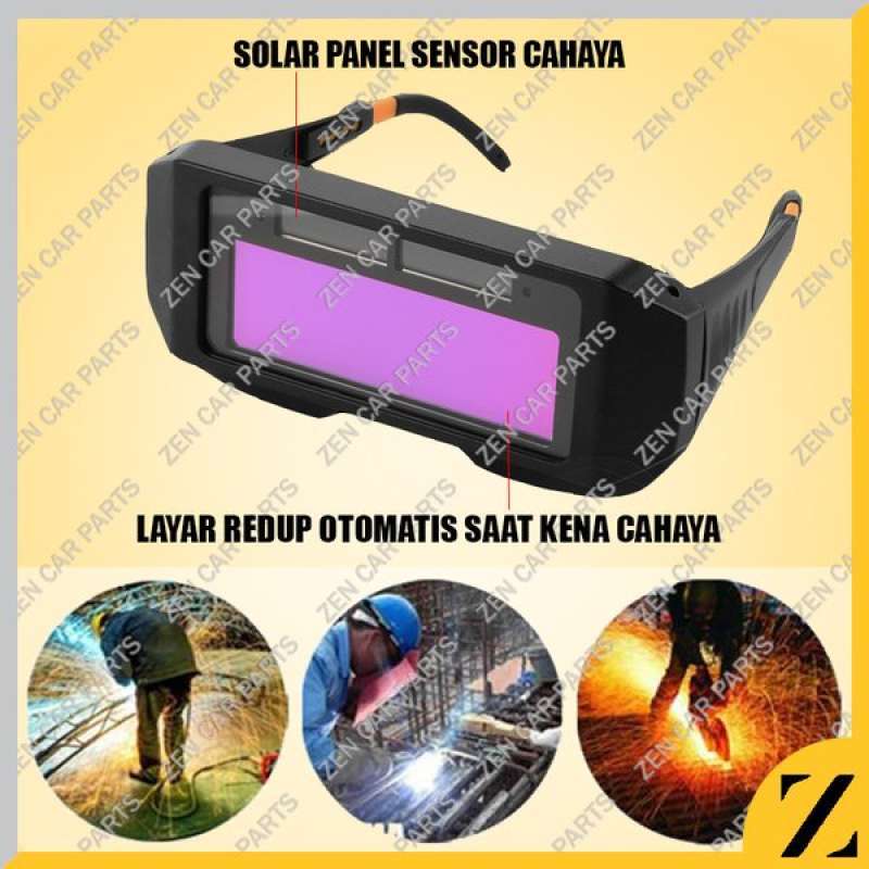 Jual Kaca Mata Las Otomatis Gelap Kacamata Auto Automatic Welding Glass ...