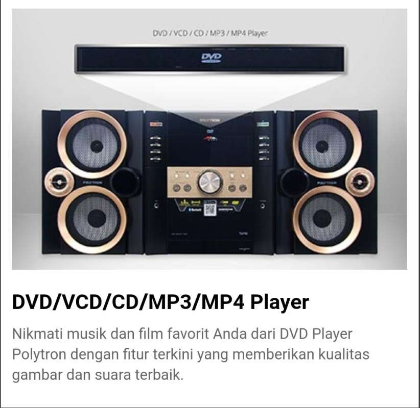 Jual Polytron Compo Mini Hifi + Bluetooth Xl2910 Xl 2910 Di Seller Cv ...