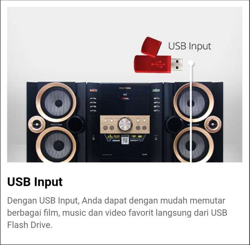 Jual Polytron Compo Mini Hifi + Bluetooth Xl2910 Xl 2910 Di Seller Cv ...