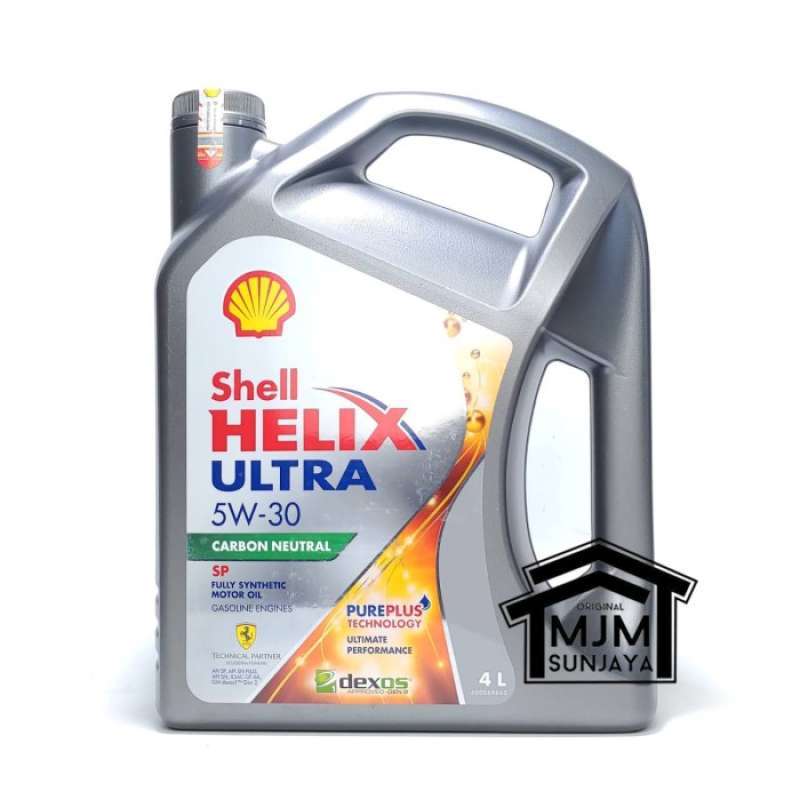 Promo Oli Mesin Shell Helix Ultra Sae 5W-30 4 Liter 5W30 Bensin Galon ...