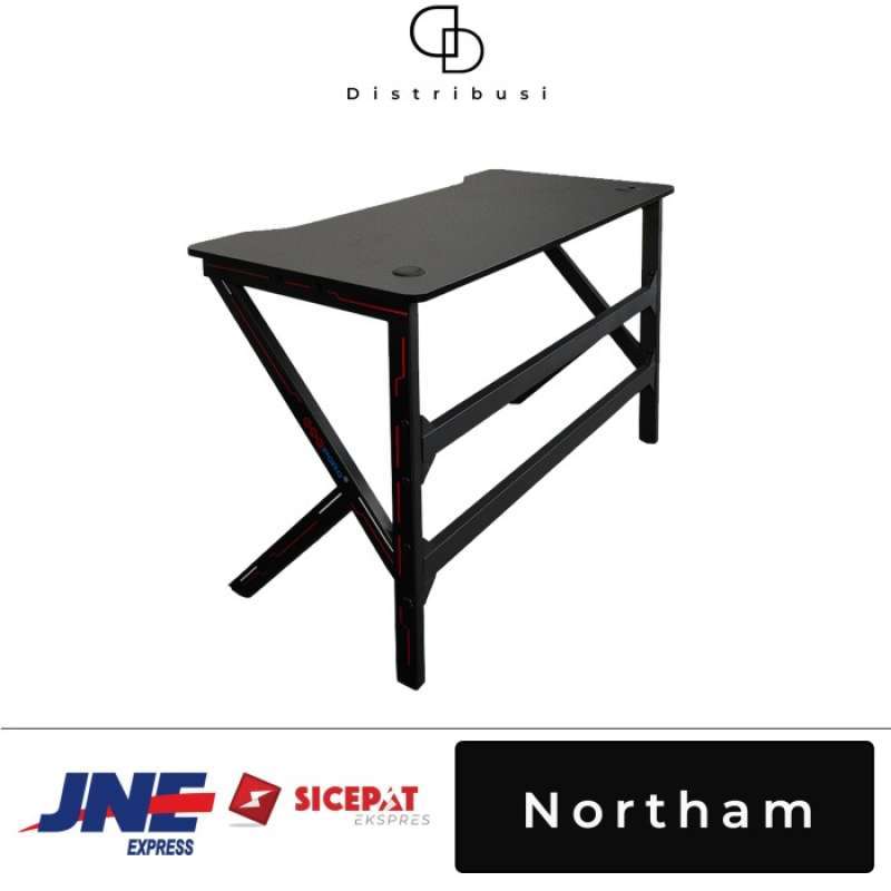 Promo Meja Gaming / Gaming Desk Northam Diskon 35% di Seller Powerfull ...