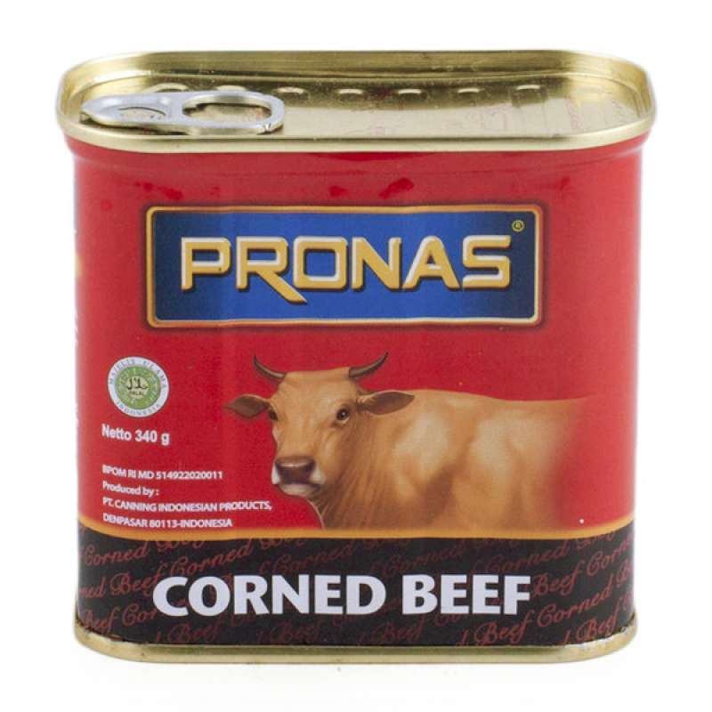 Jual PRONAS Corned Beef 340gr - Kornet Daging Sapi Olahan Kaleng Besar ...