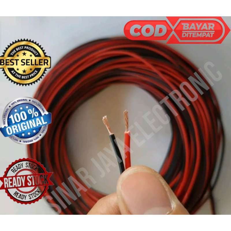 Jual Kabel Audio/spiker/walet/listrik 2x10 25meter Serabut Tebal Merek ...