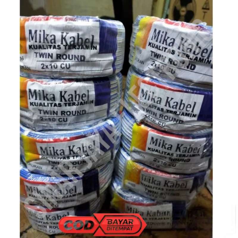 Jual Kabel Audio/spiker/walet/listrik 2x10 25meter Serabut Tebal Merek ...