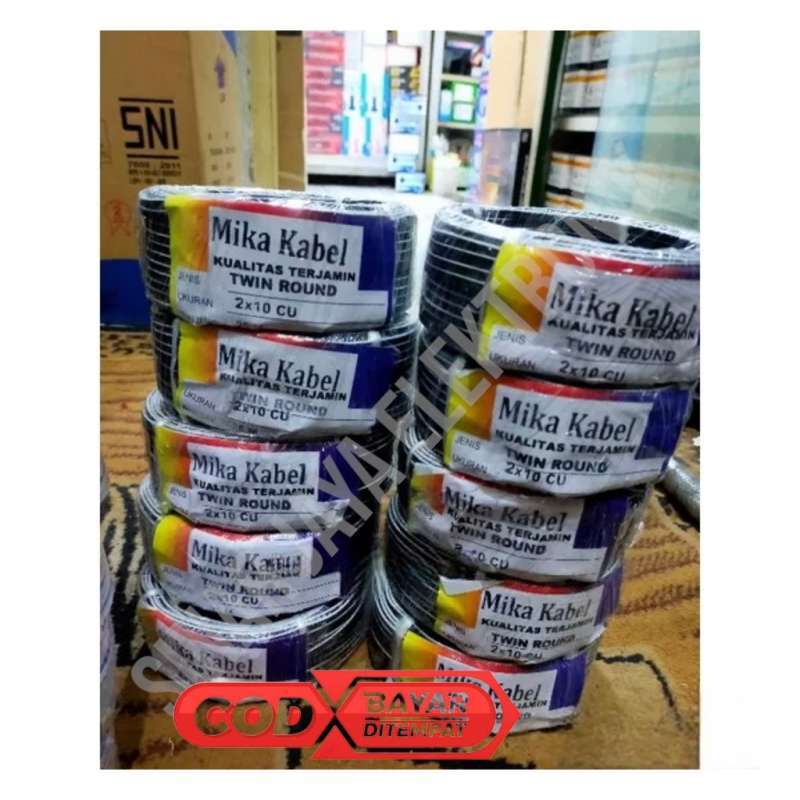 Jual Kabel Audio/spiker/walet/listrik 2x10 25meter Serabut Tebal Merek ...