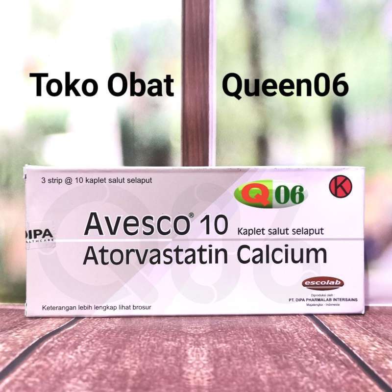 Promo Avesco 10 Mg Atorvastatin Calcium Obat Kolesterol Jantung Stroke ...