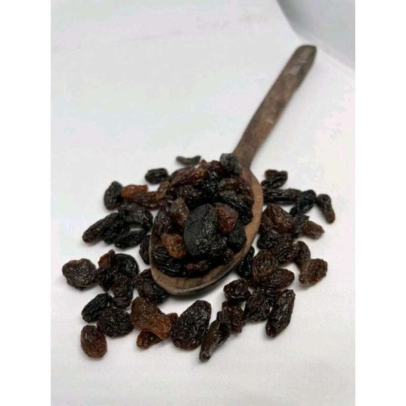 Jual KISMIS HITAM ORGANIK / BLACK RAISIN GRADE B KEMASAN REPACK - 1kg ...