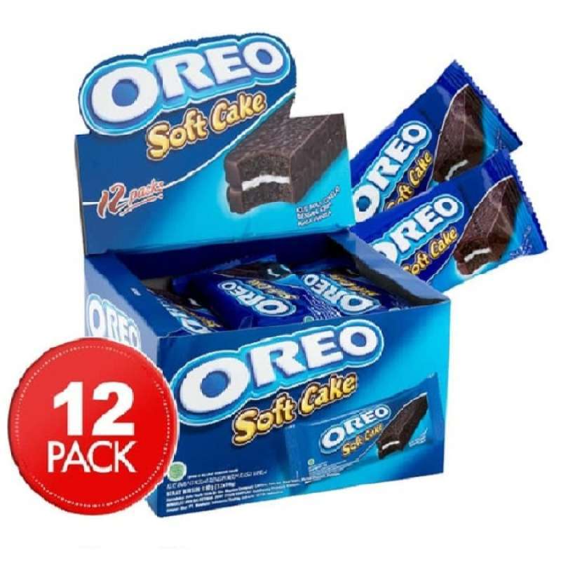 Promo Oreo Soft Cake [12 Box x (12x16gr) / Karton] Diskon 10% di Seller ...